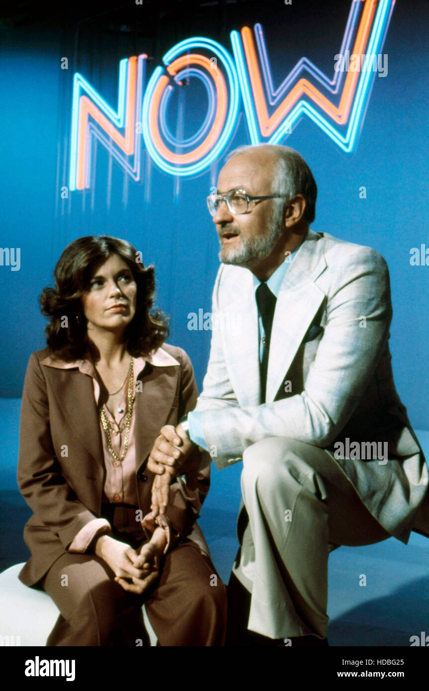NOW, (from left): Linda Ellerbee, Jack Perkins, 1977 Stock Photo - Alamy