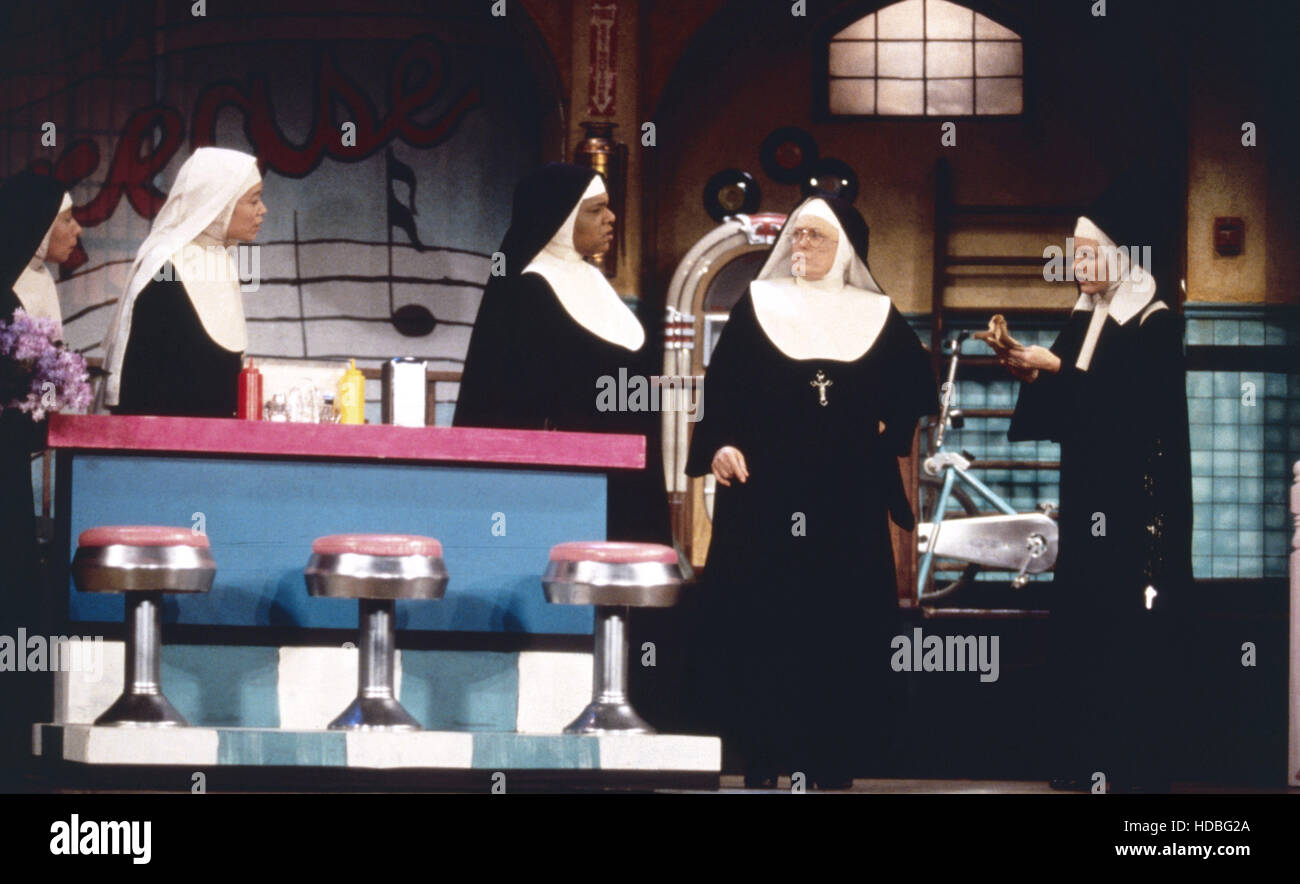 NUNSENSE, from left: Semina De Laurentis, Christine Toy Johnson, Terri ...