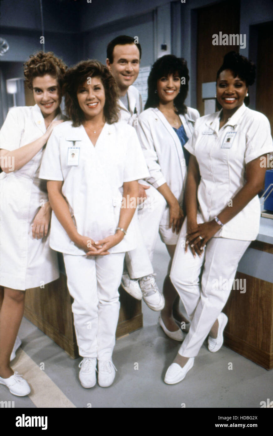 NURSES, (from left): Mary Jo Keenen, Stephanie Hodge, Jeff Altman, Ada ...