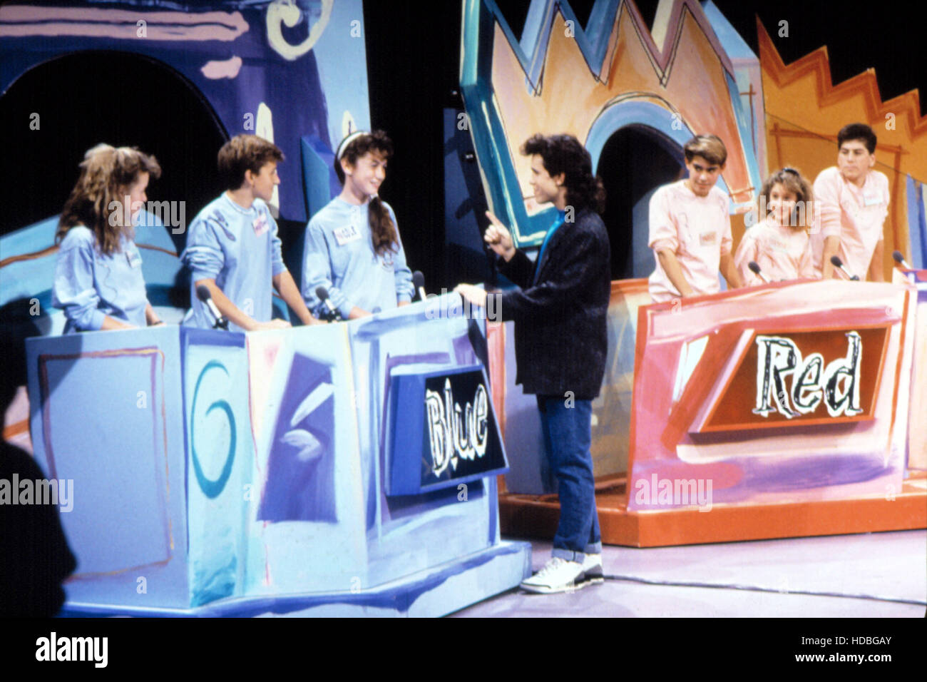 PICTIONARY, Host Brian Robbins, 1989. © MCA TV / Courtesy: Everett ...