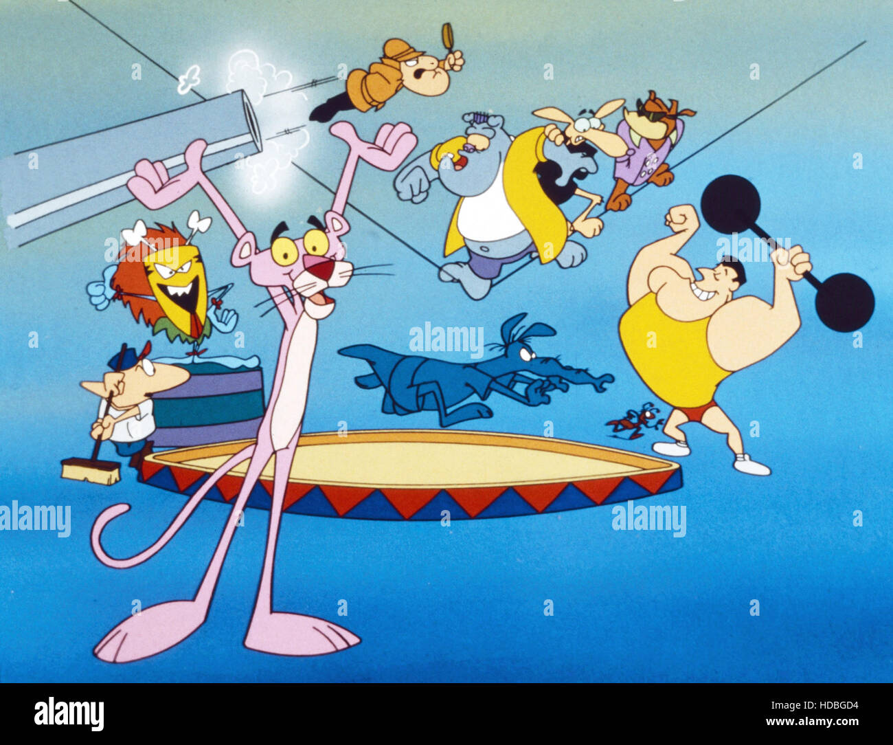 THE PINK PANTHER, Pink Panther (front), 1993-1996 Stock Photo - Alamy