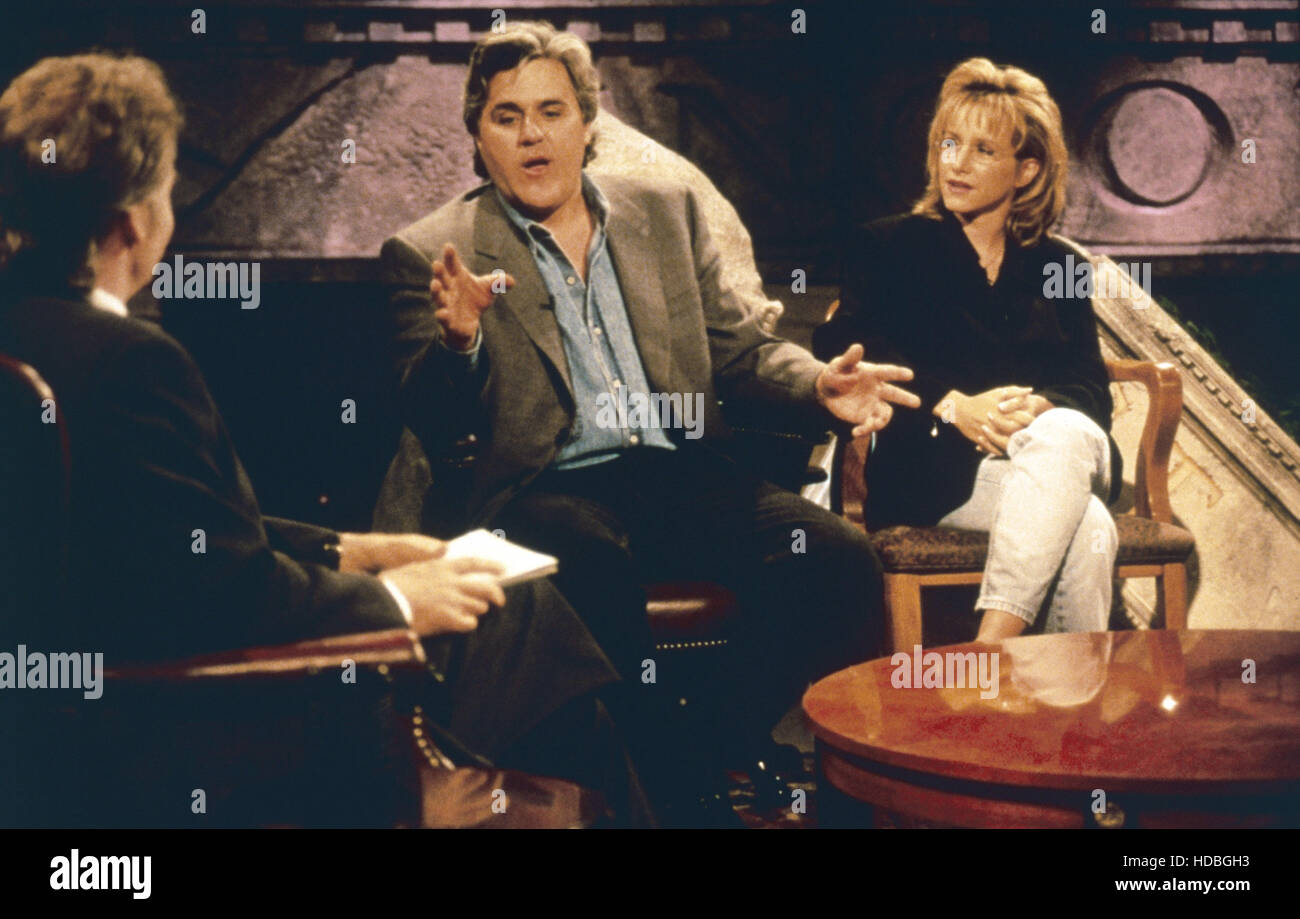 POLITICALLY INCORRECT, from left: Host Bill Maher, Jay Leno, Gabrielle ...