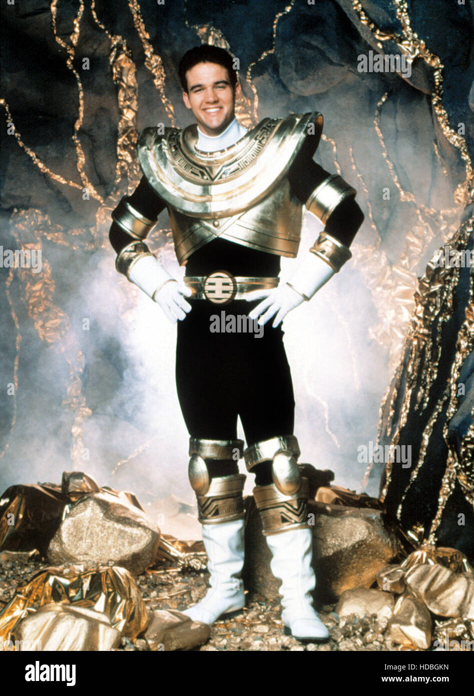 POWER RANGERS ZEO, Austin St. John as Gold Ranger, 1996-97. © Saban ...