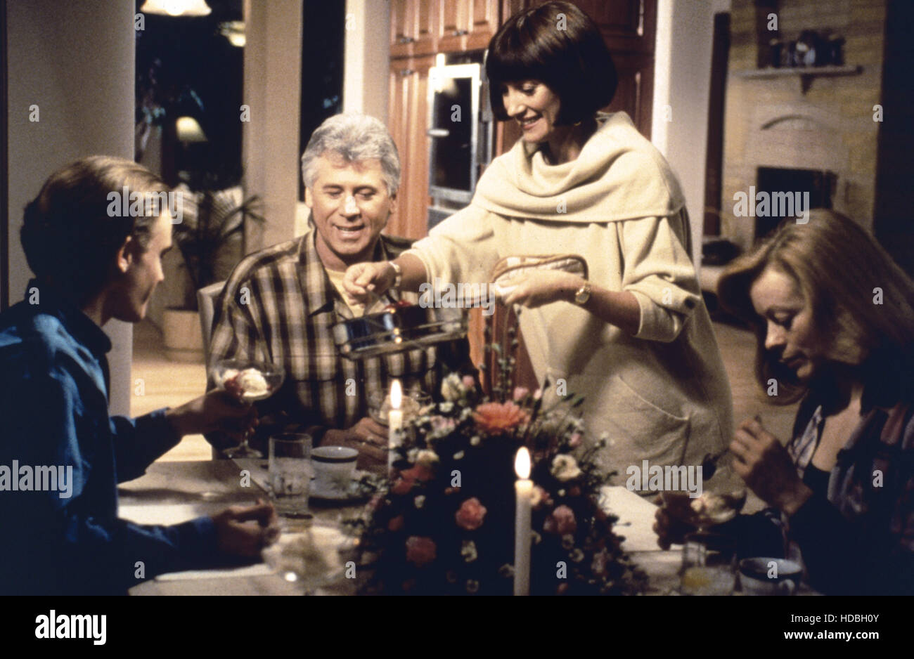 PRAYING MANTIS, from left: Chad Allen, Barry Bostwick, Jane Seymour ...