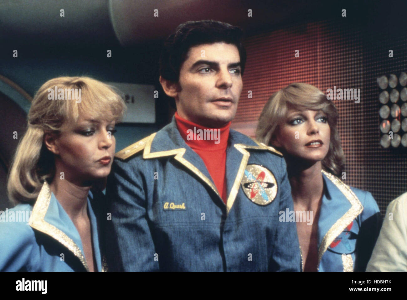 QUARK, center: Richard Benjamin with Patricia and Cyb Barnstable, 1977 ...