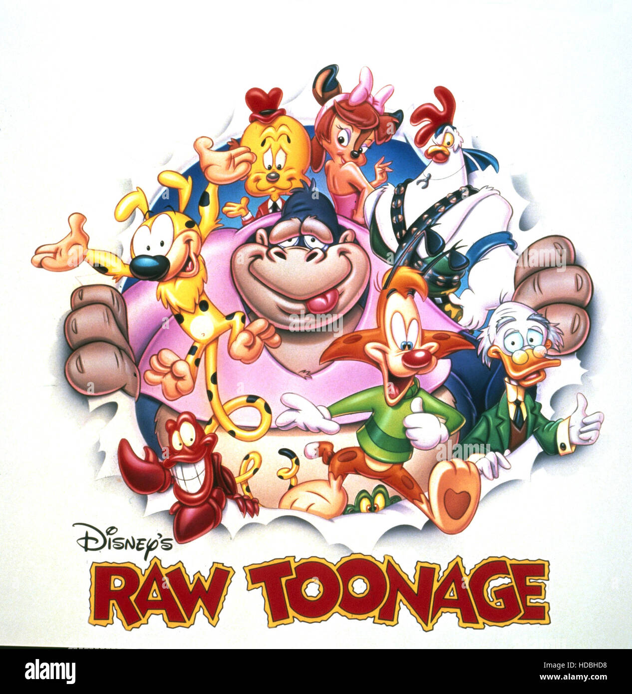 RAW TOONAGE, top from left: Marsupilami, Jitters A. Dog, Fawn Deer ...