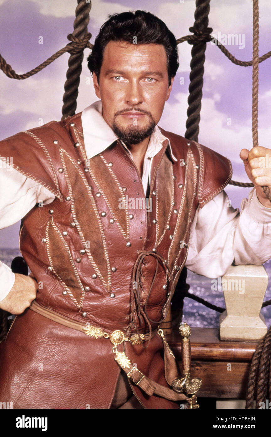 SIR FRANCIS DRAKE, Terence Morgan as Sir Francis Drake, 1961-1962 Stock ...