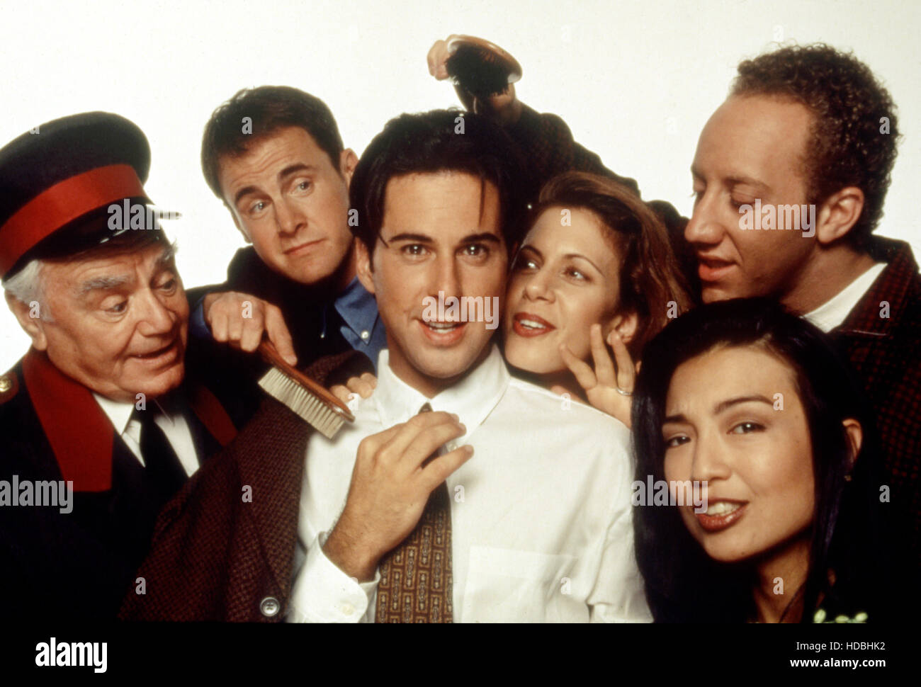 THE SINGLE GUY, Ernest Borgnine, Mark Moses, Jonathan Silverman ...
