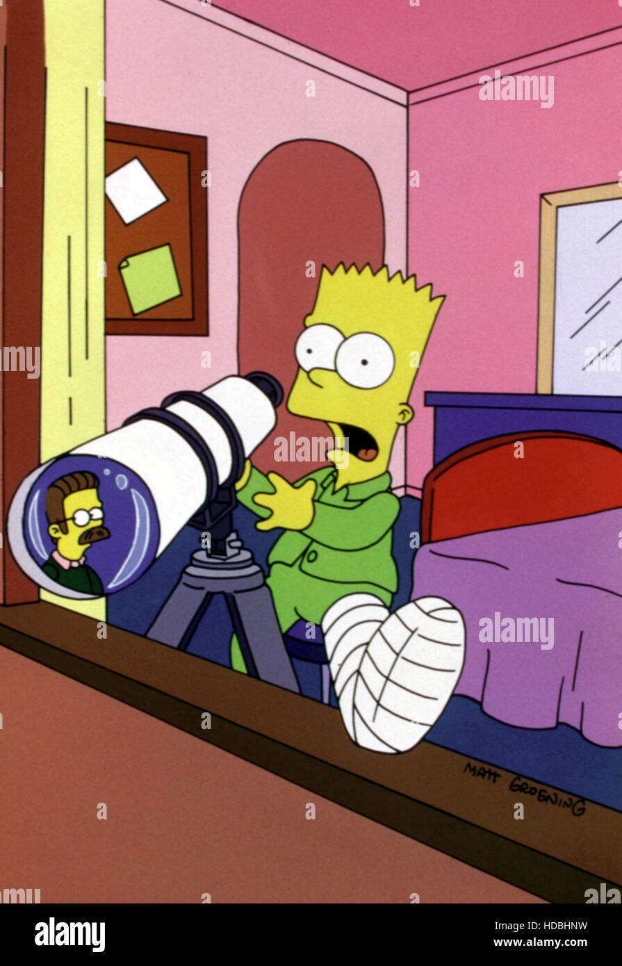 SIMPSONS, THE, Ned Flanders, Bart Simpson, 1989-. TM and Copyright ...
