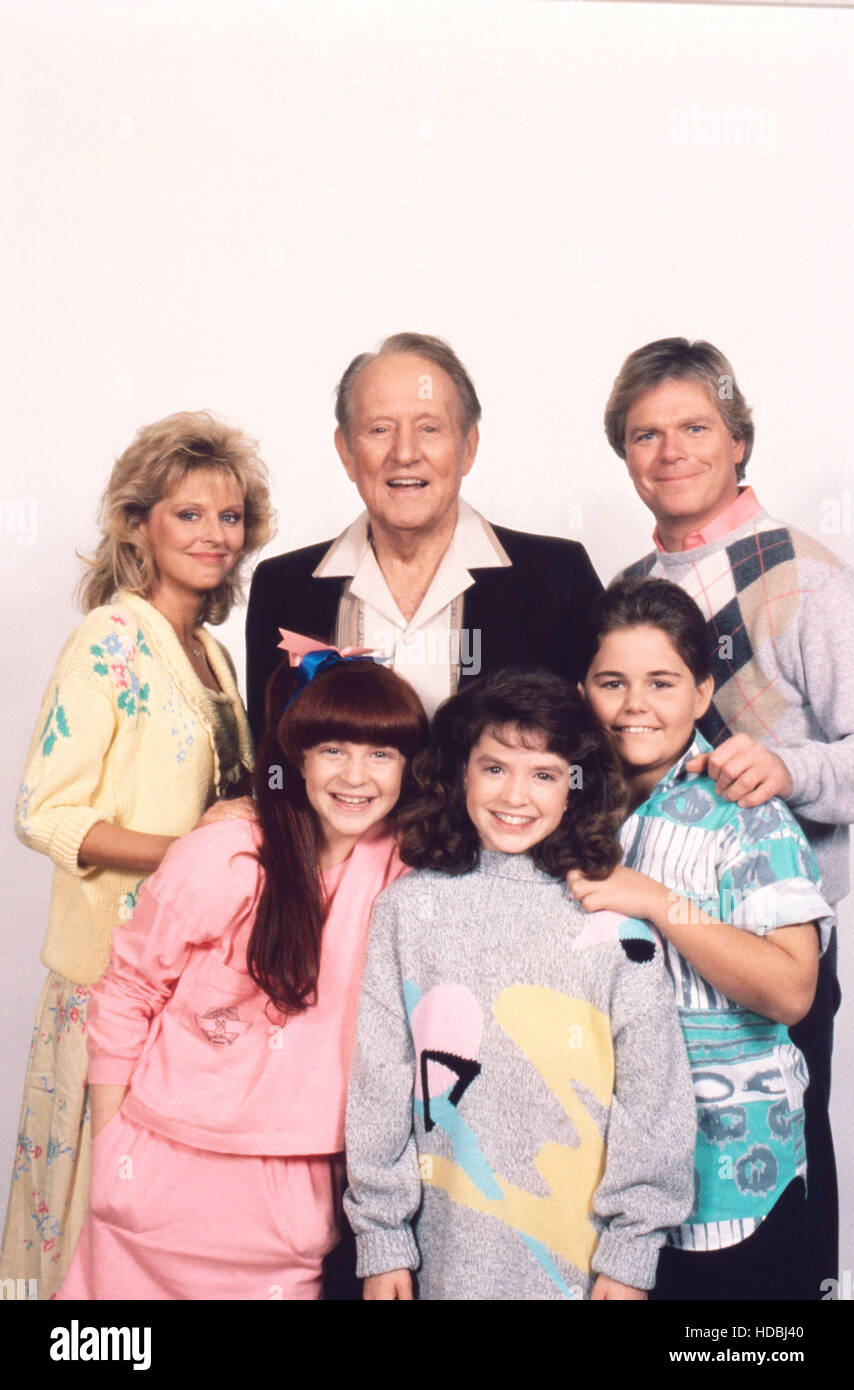 SMALL WONDER, front from left: Emily Schulman, Tiffany Brissette, Jerry ...