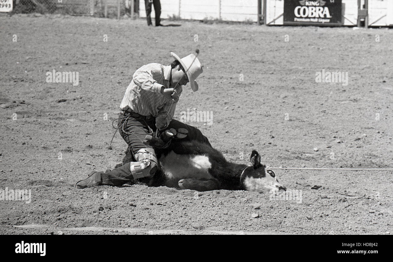 Springville Rodeo Black and White Tri-X 1992. (Photo by Jeremy Hogan ...