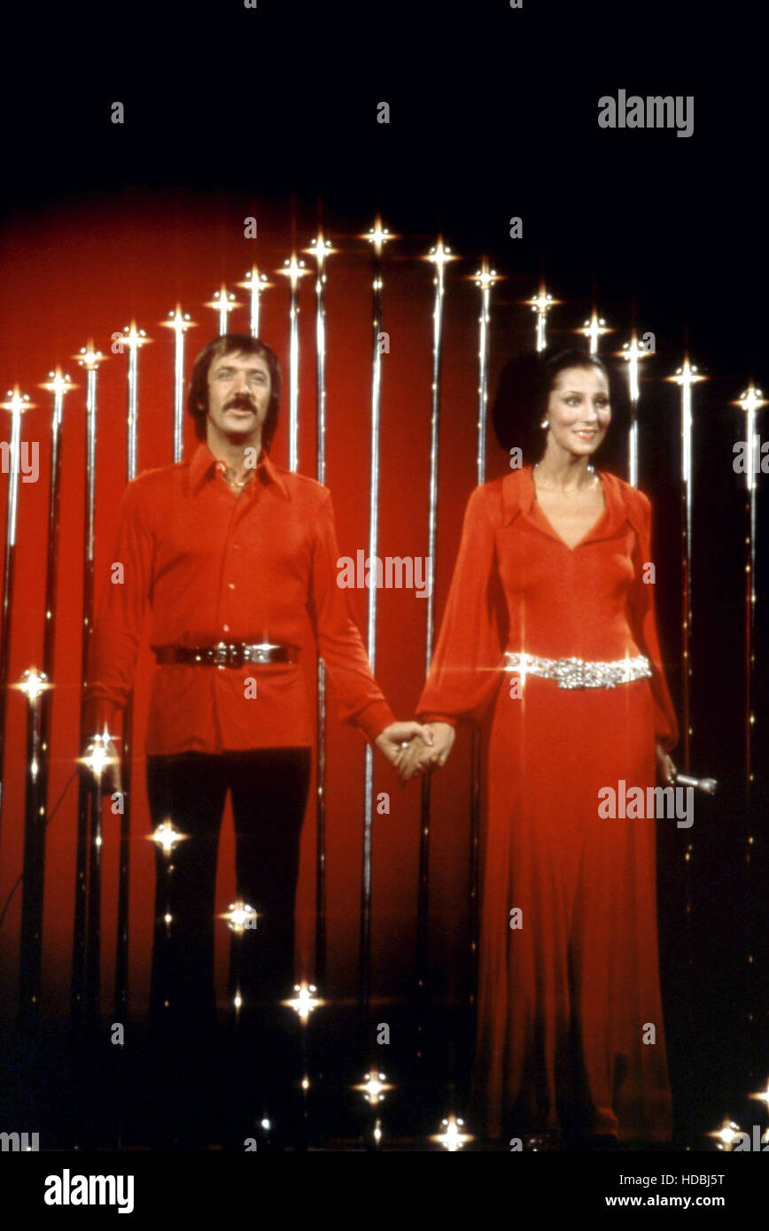 THE SONNY AND CHER SHOW, from left: Sonny Bono, Cher, 1976-77 Stock ...