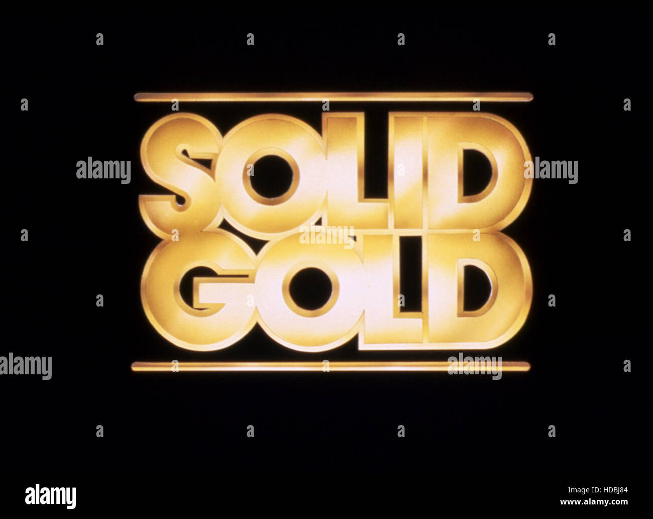 SOLID GOLD, Solid Gold logo, 1980-88. © Paramount Television / Courtesy ...