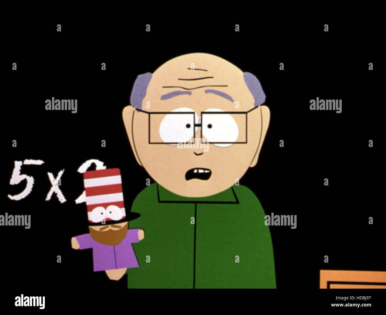 SOUTH PARK, Mr. Garrison and Mr. Hat, 1997 Stock Photo - Alamy