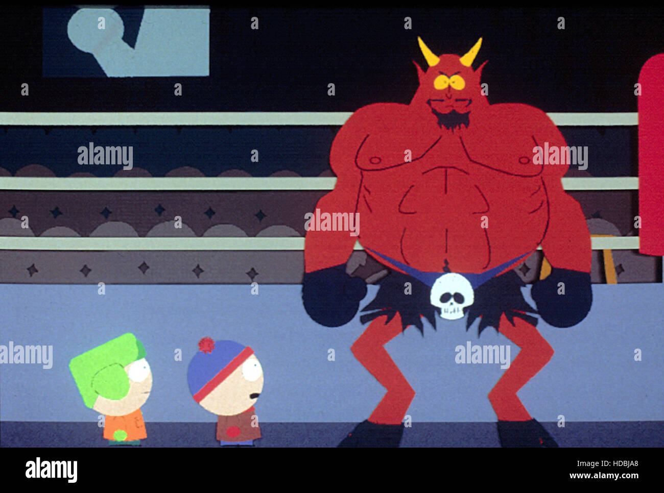 SOUTH PARK, Kyle, Stan, the Devil, 1997 Stock Photo - Alamy