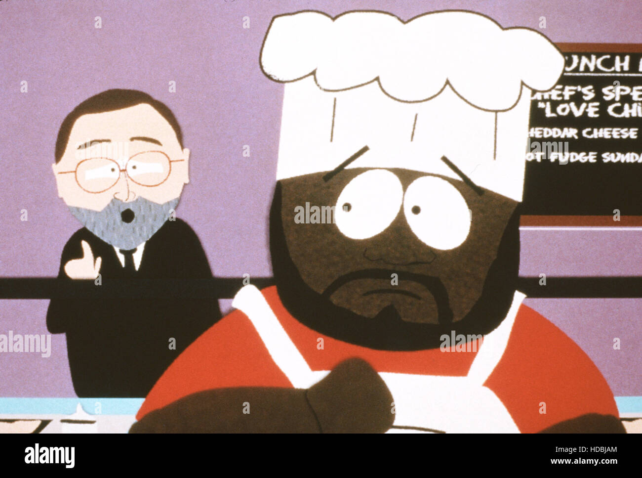 SOUTH PARK, Chef (voiced by Isaac Hayes - right), 1997-. © Comedy ...