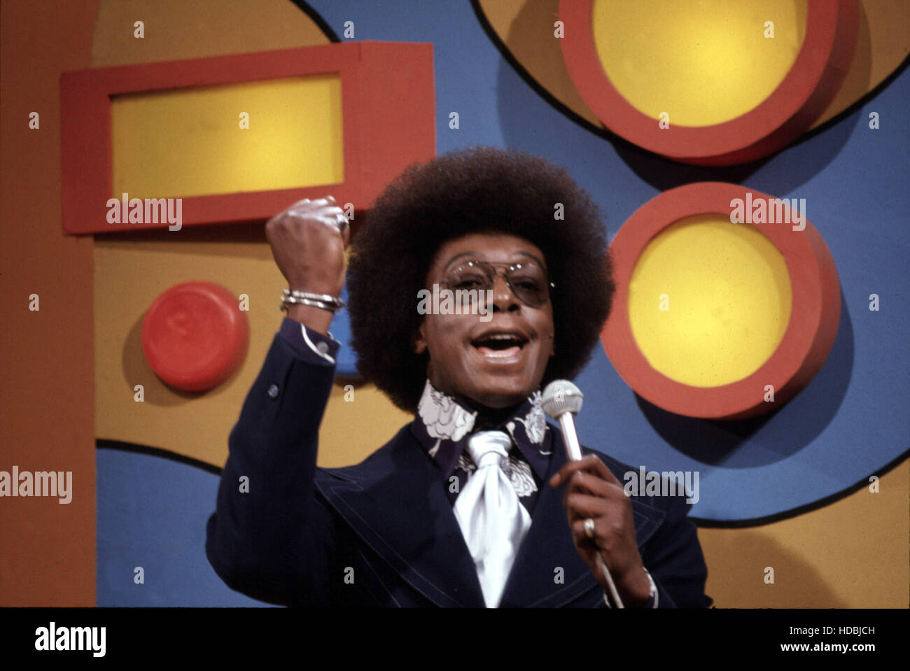 SOUL TRAIN, host Don Cornelius, circa mid 70's, 1971 Stock Photo - Alamy