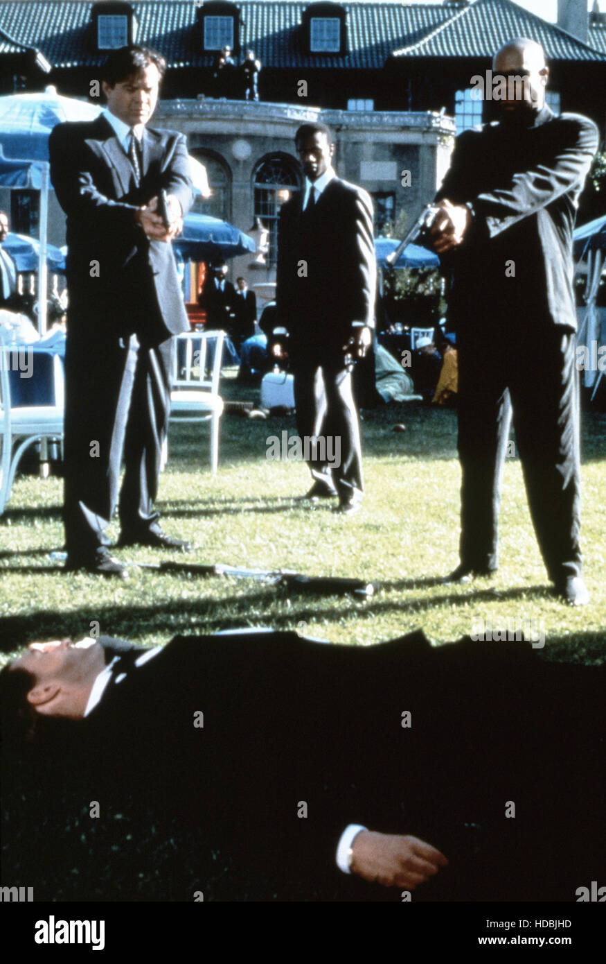 SPENSER: THE JUDAS GOAT, standing from left: Robert Urich, Falconer ...