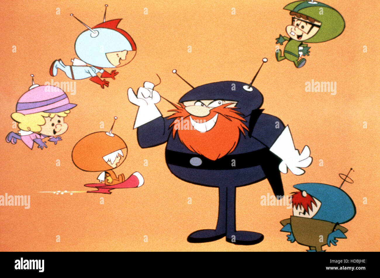 THE SPACE KIDETTES, Captain Skyhook (bottom, center), Static (bottom ...