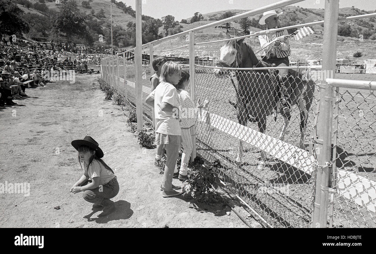 Springville Rodeo Black and White Tri-X 1992. (Photo by Jeremy Hogan ...