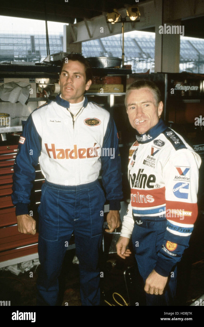 STEEL CHARIOTS, (from left): Scott Gurney, Rusty Wallace, 1997. © Walt ...