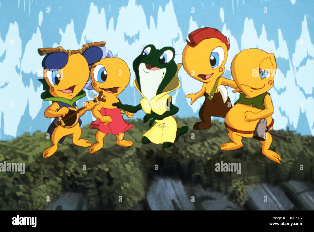 TOAD PATROL, Earth Star (left), Elf Cup (2nd from left), Fur Foot (2nd ...