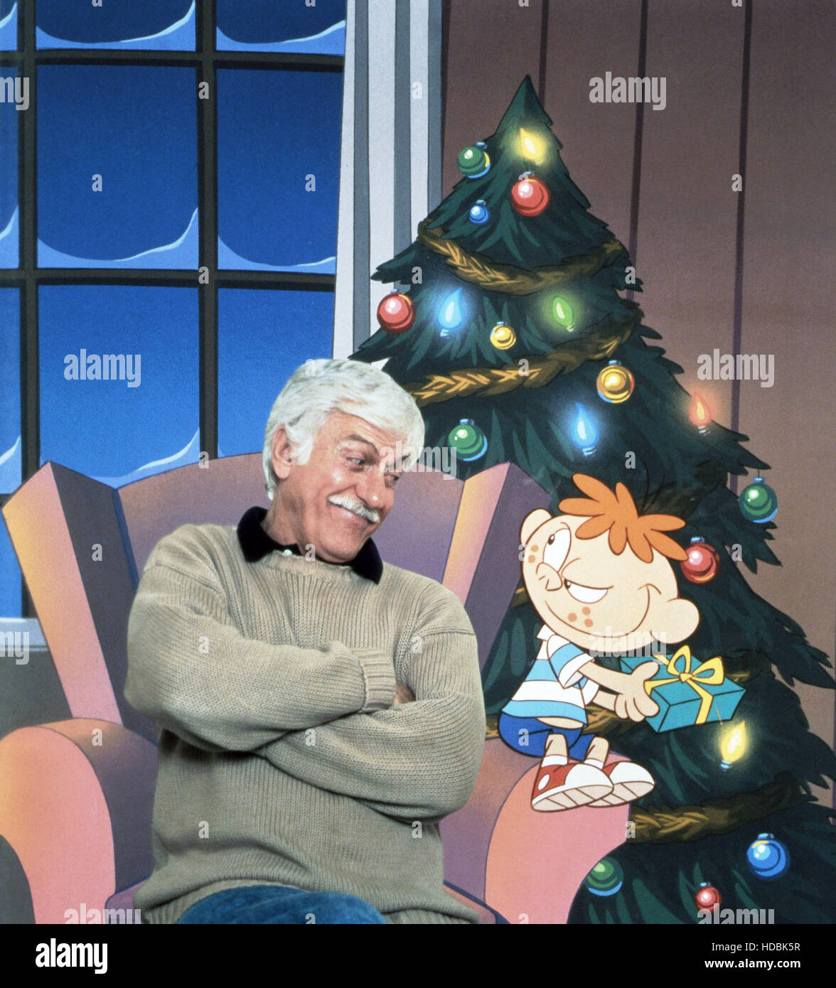 THE TOWN SANTA FORGOT, from left: Dick Van Dyke, Jeremy Creek, 1993 ...