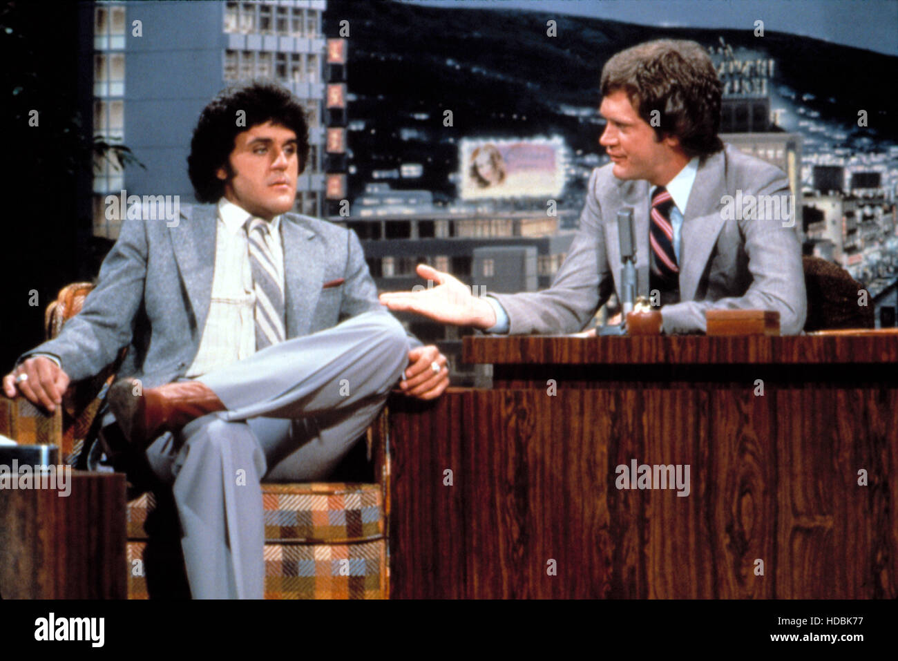 THE TONIGHT SHOW STARRING JOHNNY CARSON, David Letterman subbing w/Jay ...