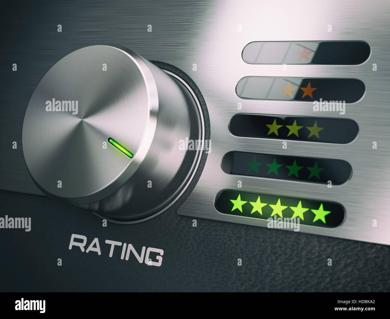 Five stars level of quality service, satisfaction, customer loyalty ...