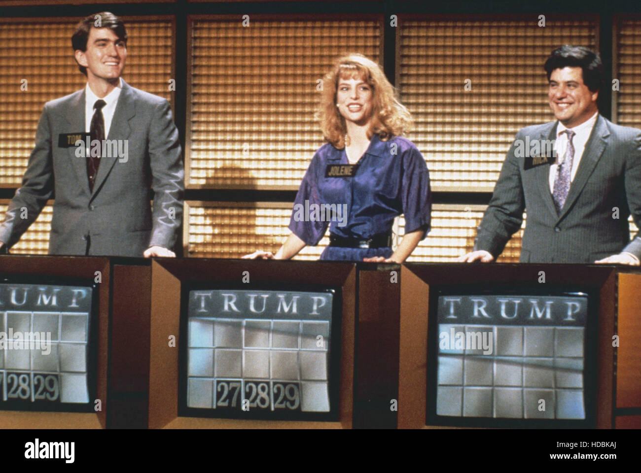 TRUMP CARD, contestants, 1990-1991, © Warner Brothers/courtesy Everett ...