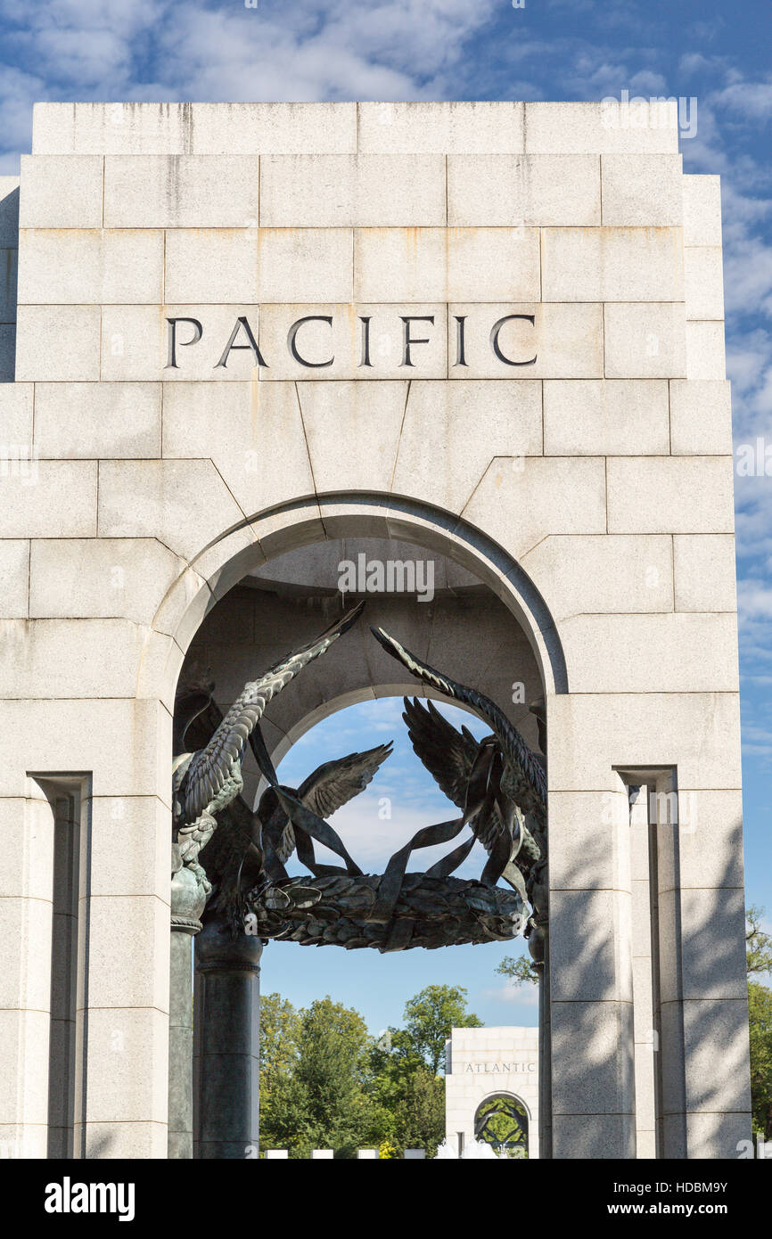 The WWII Memorial in Washington DC Stock Photo - Alamy