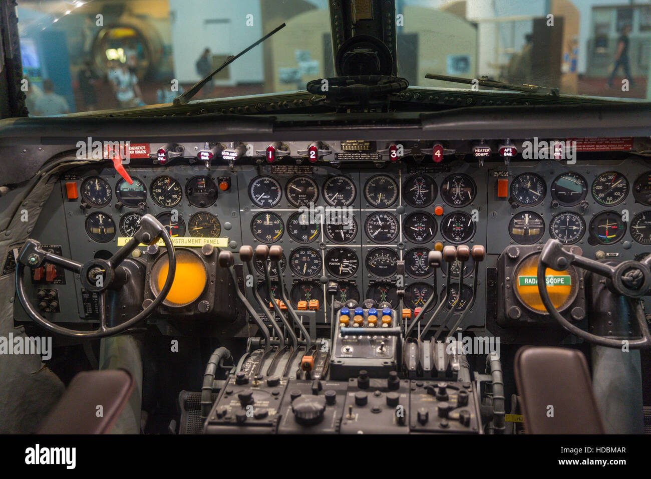 The interior of an old plane Stock Photo - Alamy
