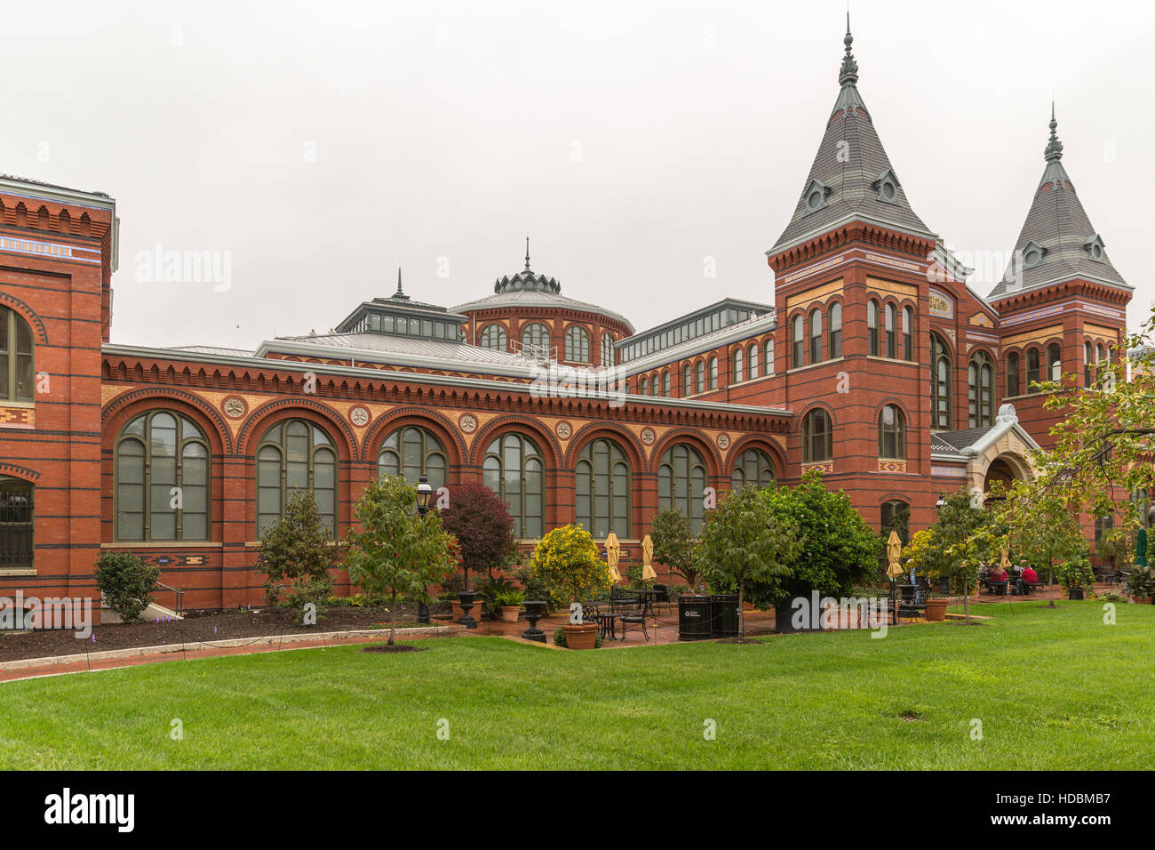 The Smithsonian National Museum Building in Washington DC Stock Photo ...