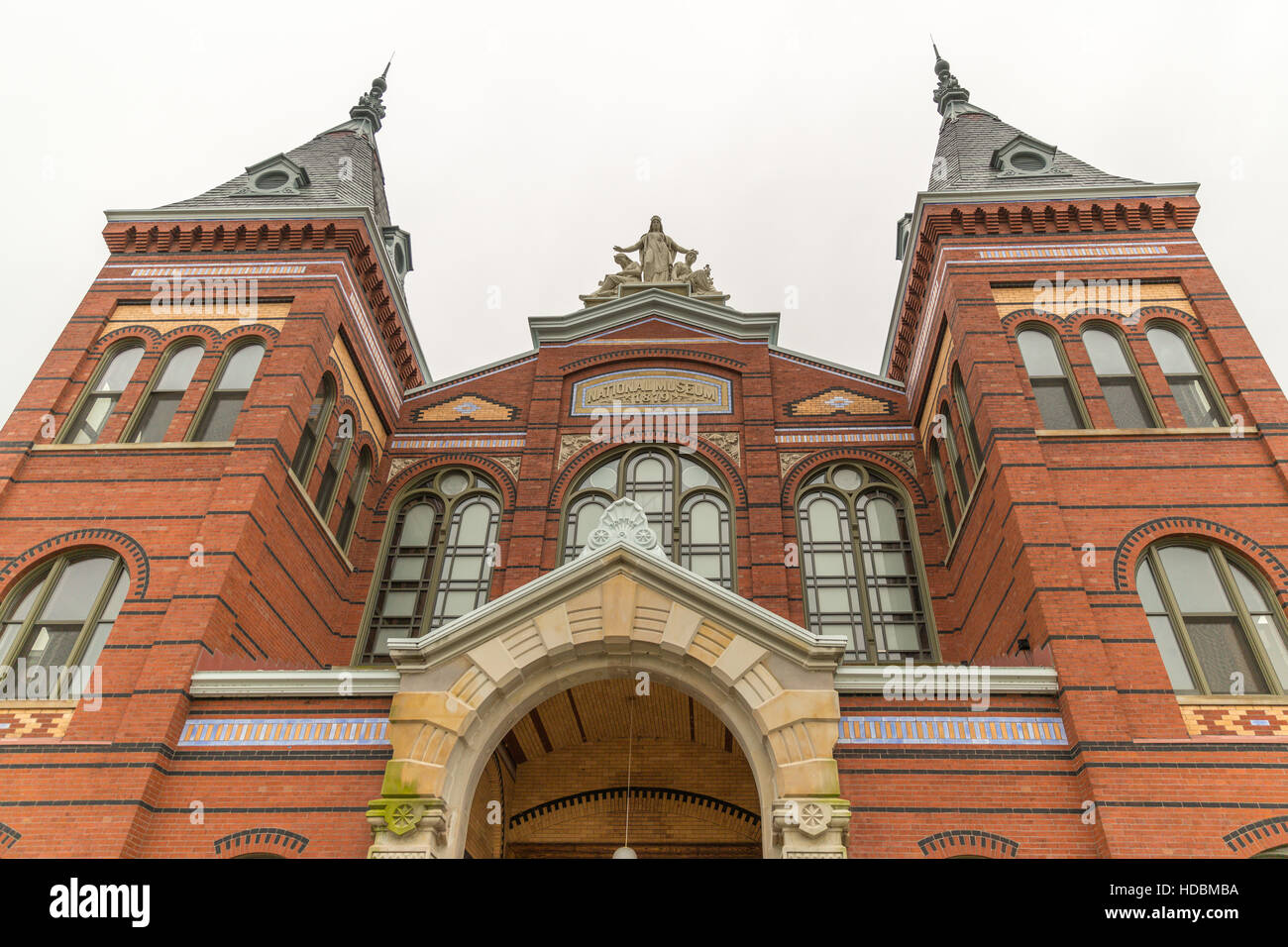 The Smithsonian National Museum Building in Washington DC Stock Photo ...