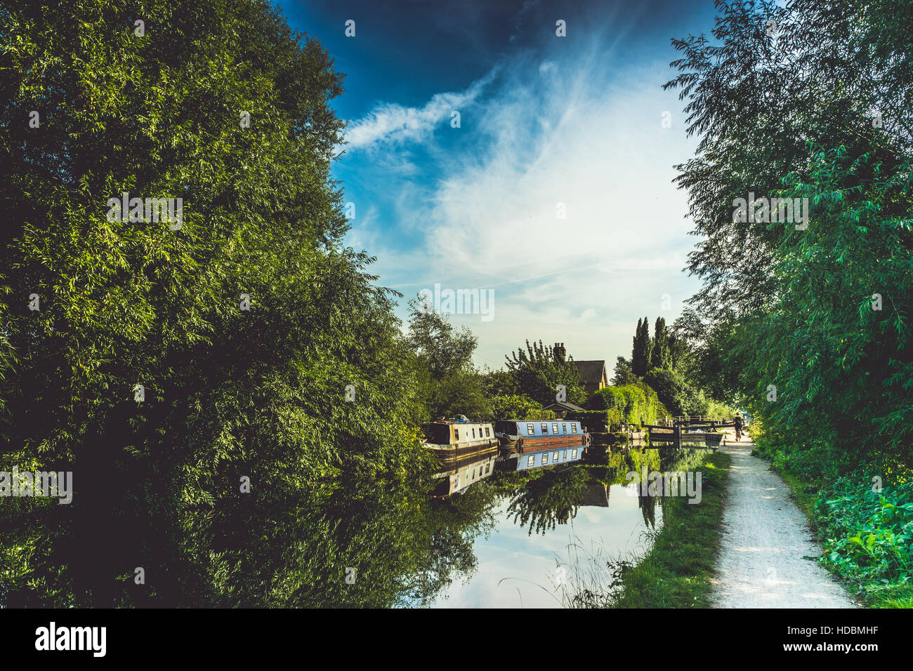 Broxbourne river lea hi-res stock photography and images - Alamy