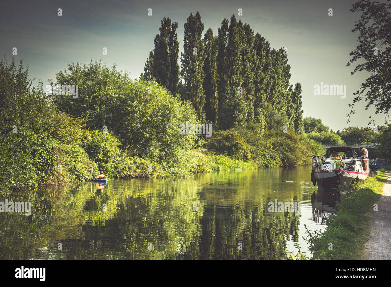 Broxbourne river lea hi-res stock photography and images - Alamy