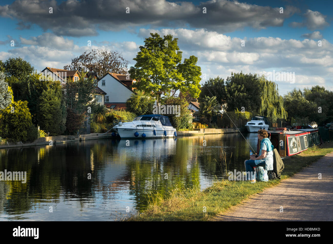 Broxbourne river lea hi-res stock photography and images - Alamy