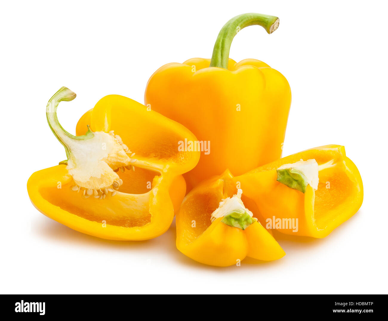 Yellow pepper slice hi-res stock photography and images - Alamy