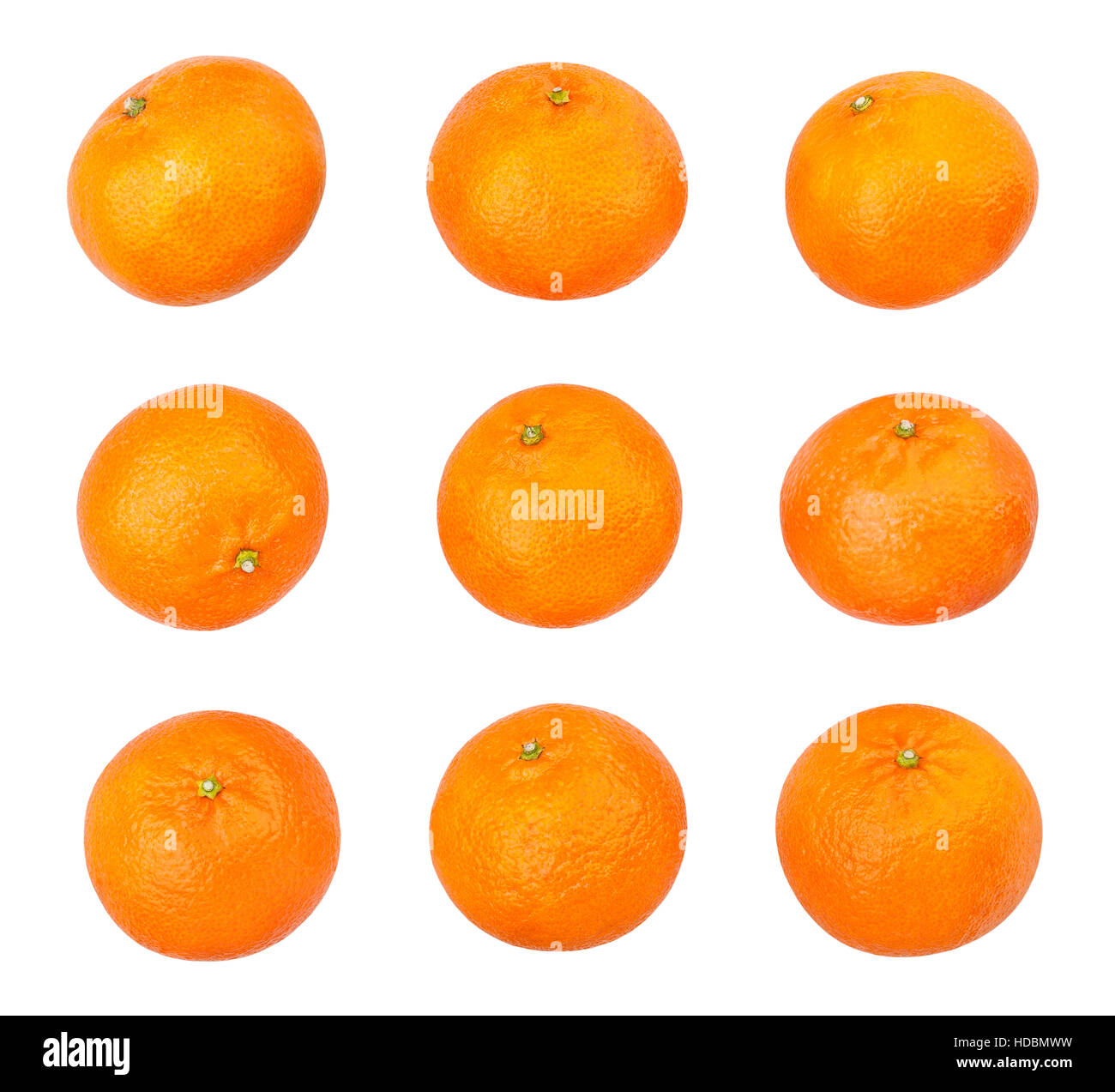 Ripe juicy tangerine Cut Out Stock Images & Pictures - Alamy