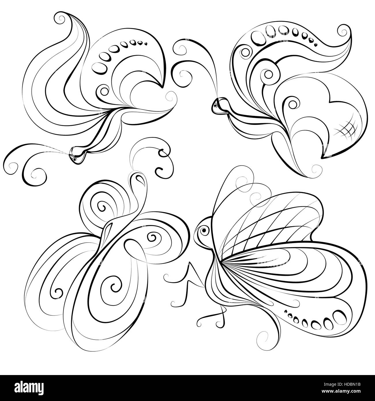 Interesting insects Stock Vector Images - Alamy