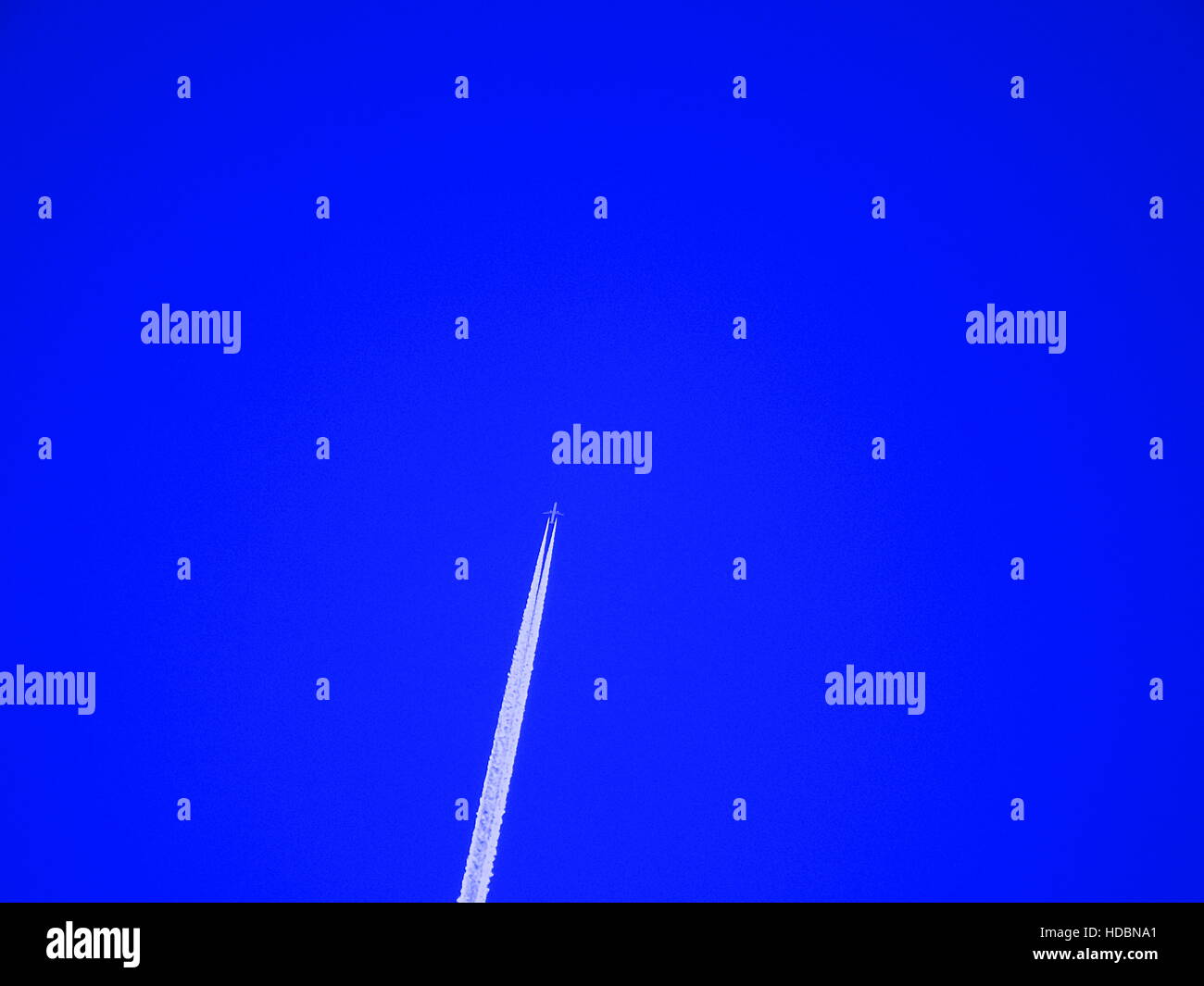 plane in the blue sky, blue sky,aircraft Stock Photo - Alamy