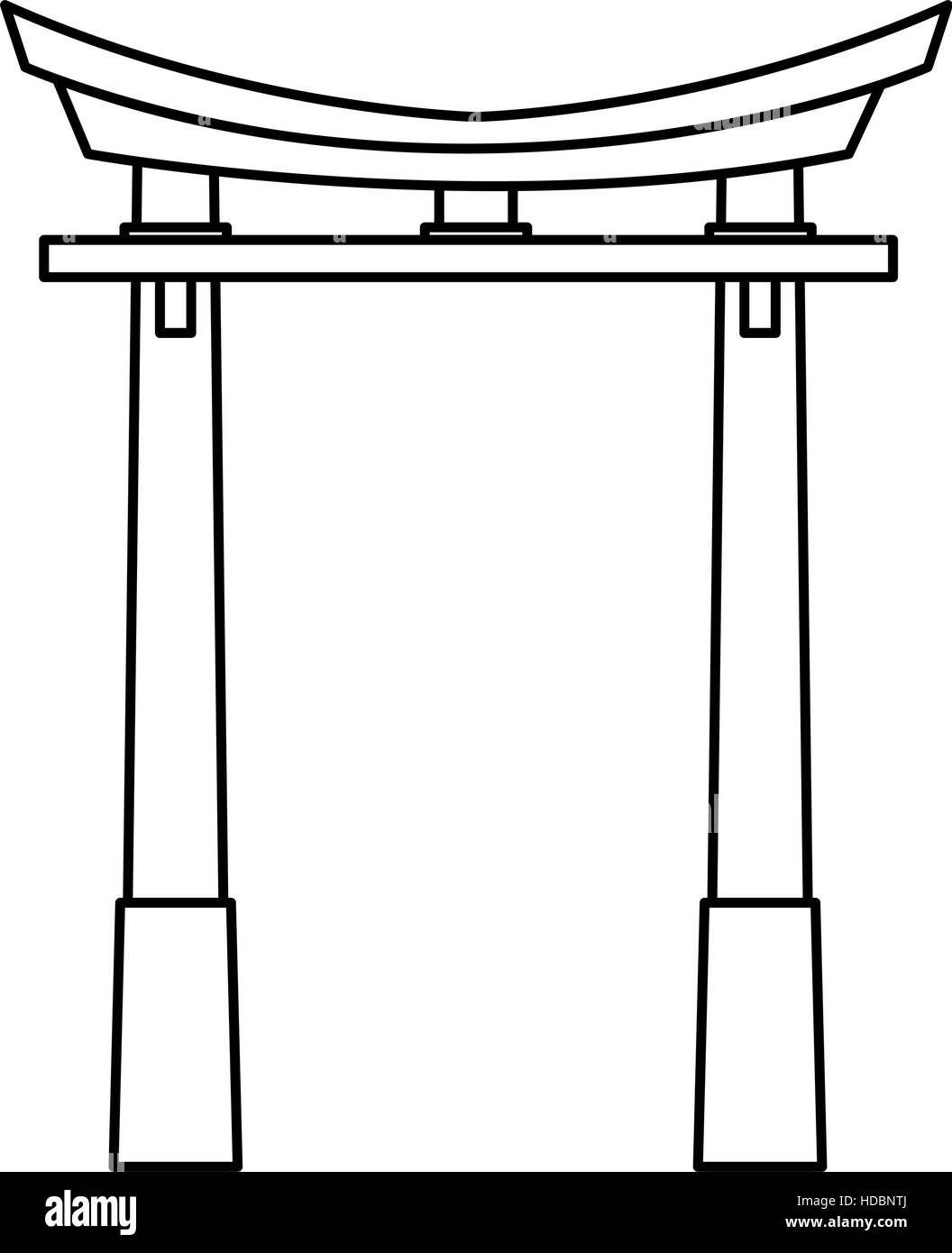 Isolated china arch design Stock Vector Image & Art - Alamy