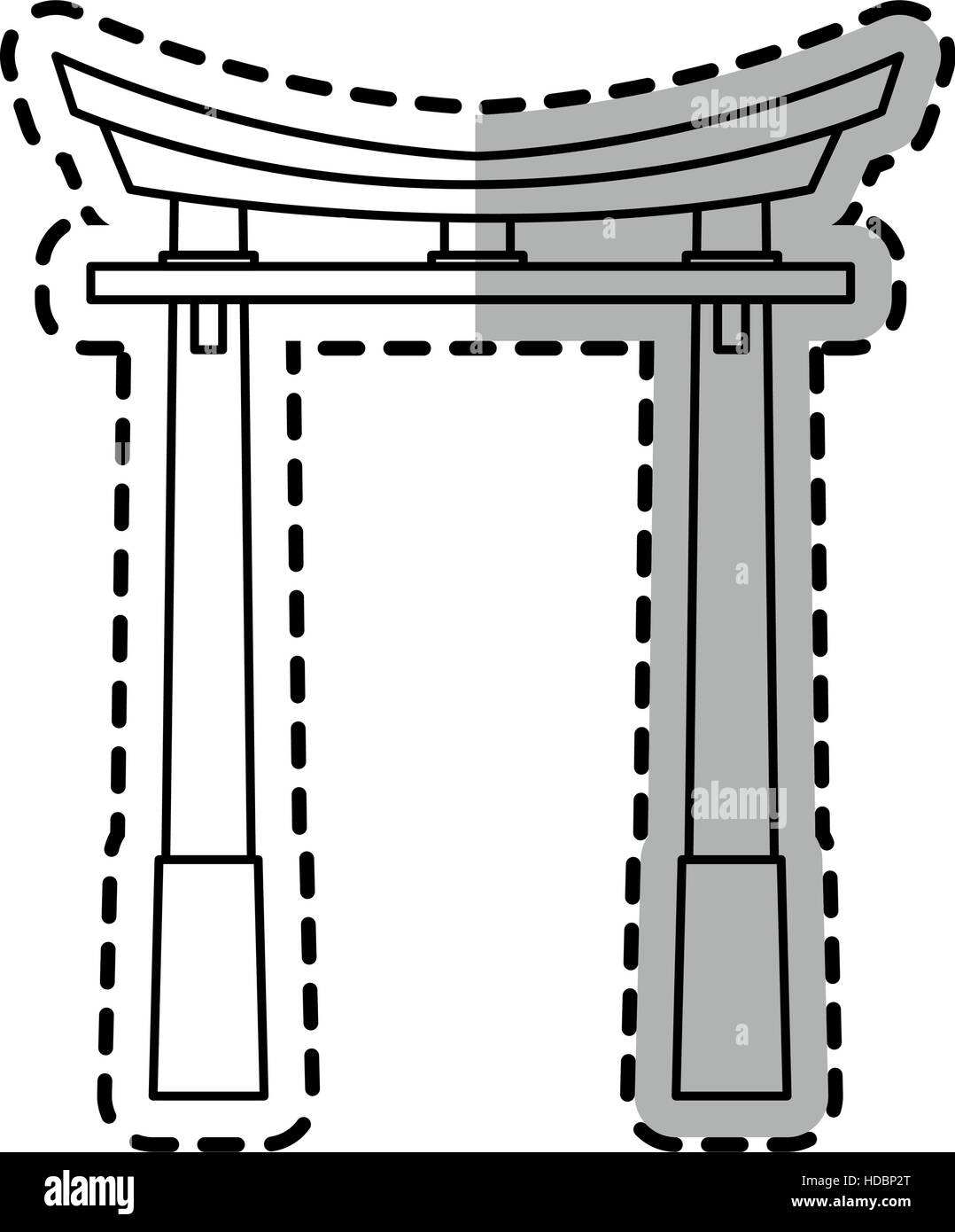 Isolated china arch design Stock Vector Image & Art - Alamy