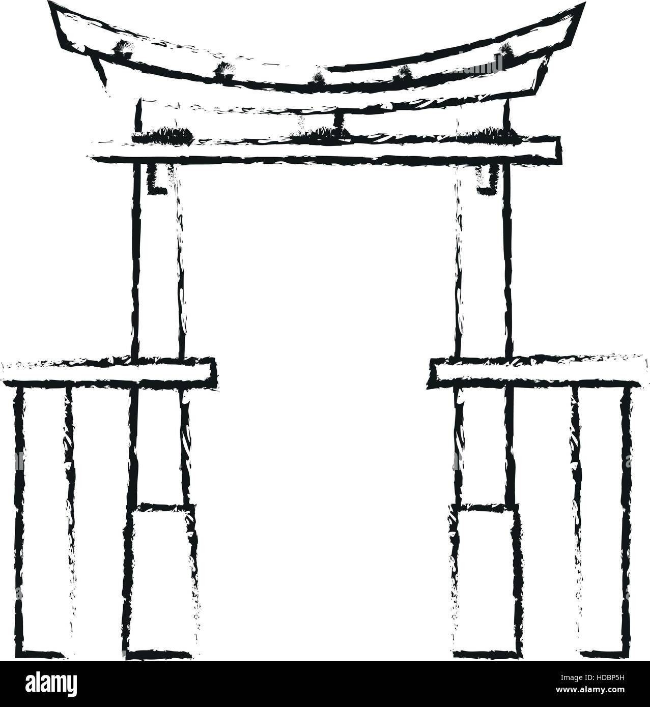 Isolated china arch design Stock Vector Image & Art - Alamy