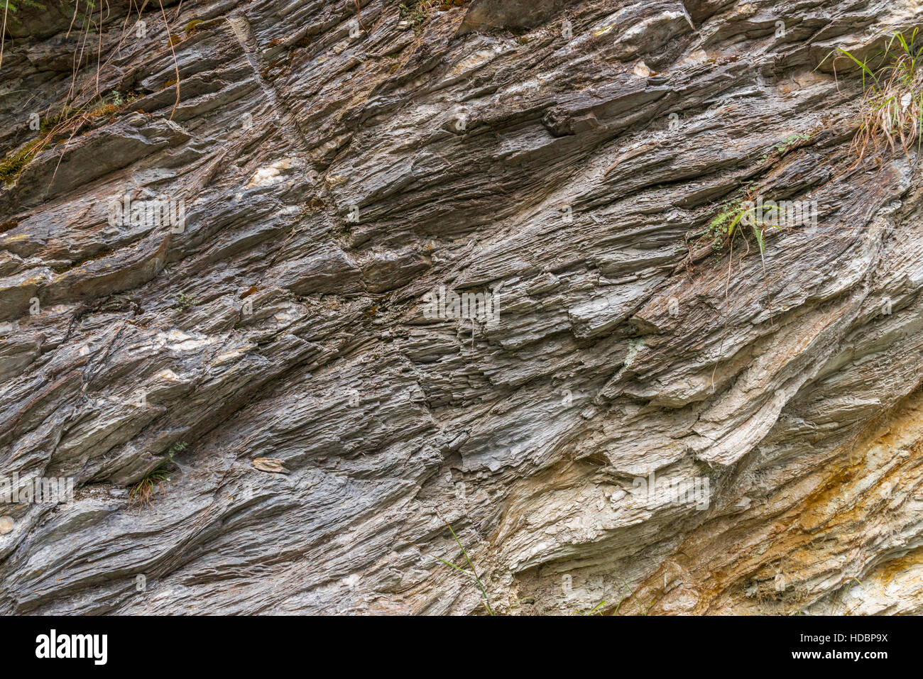 Closeup of a rock wall Stock Photo - Alamy