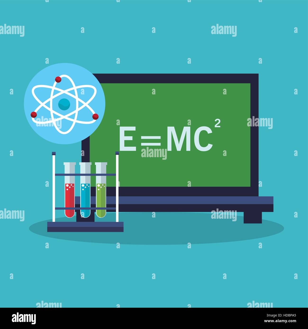 Laptop laboratory Stock Vector Images - Alamy