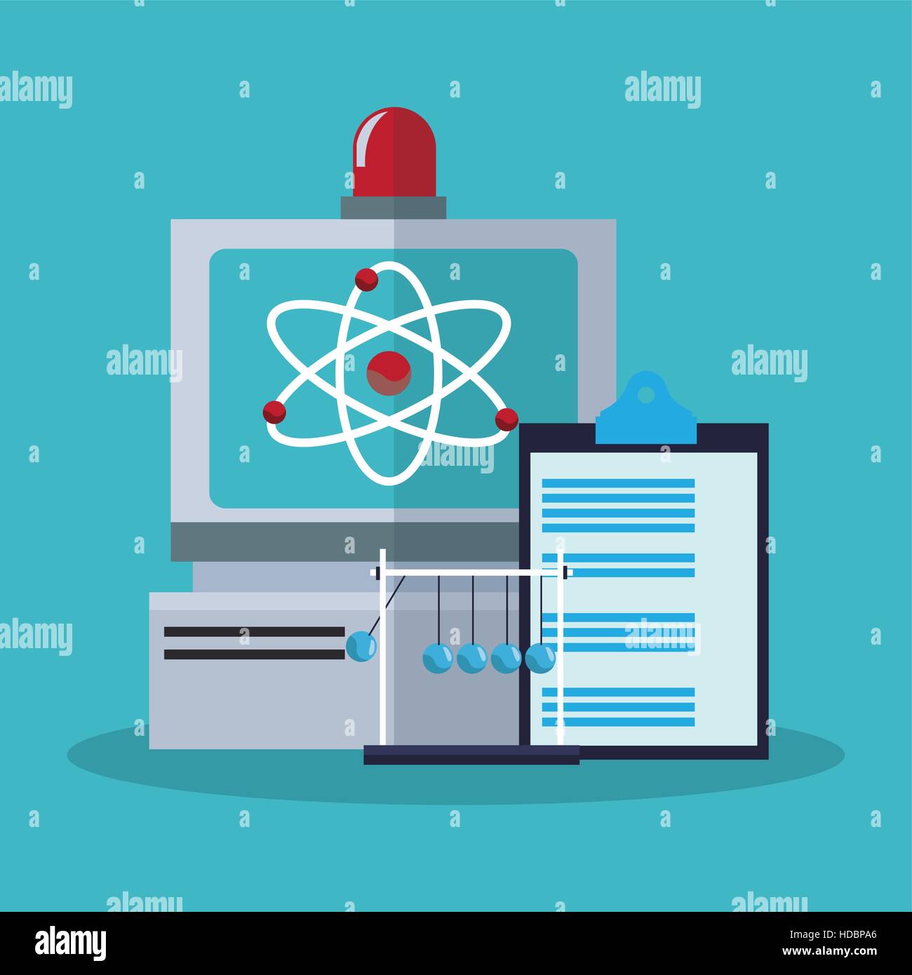 Colorful computer and laboratory design Stock Vector Image & Art - Alamy