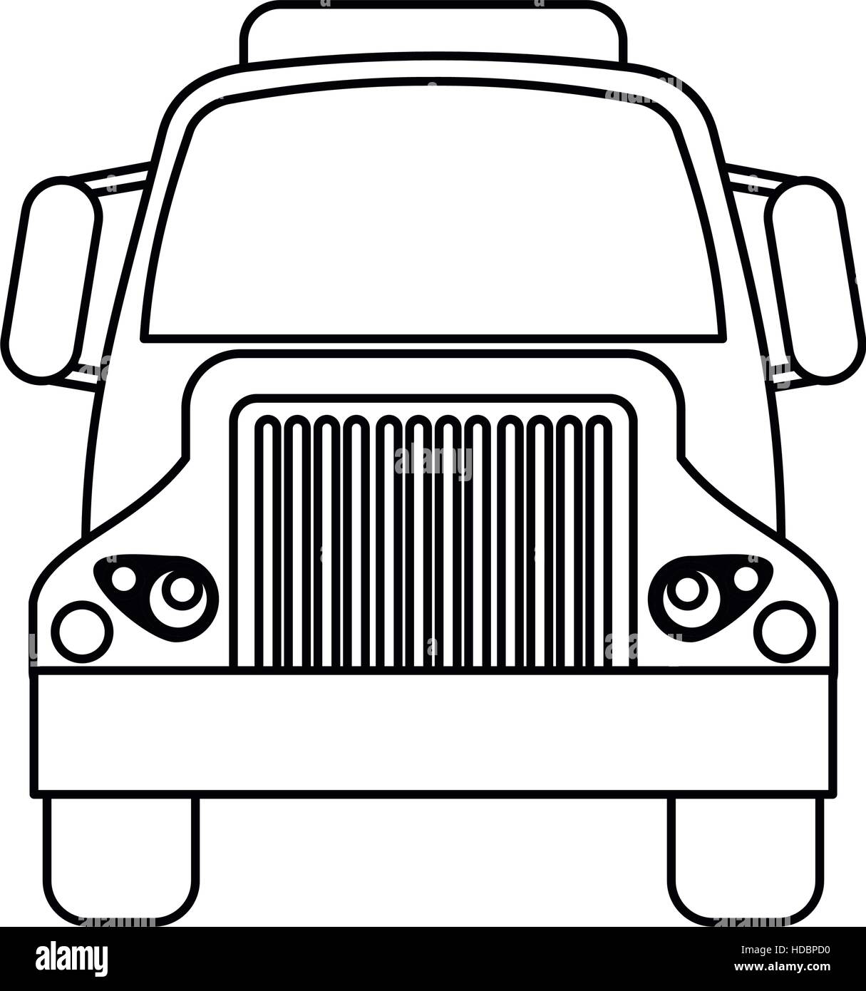 Tour truck side profile hi-res stock photography and images - Alamy