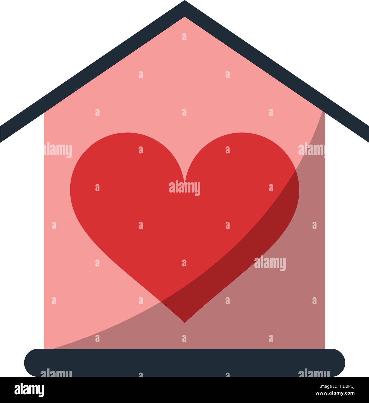 house love heart beauitful card Stock Vector Image & Art - Alamy