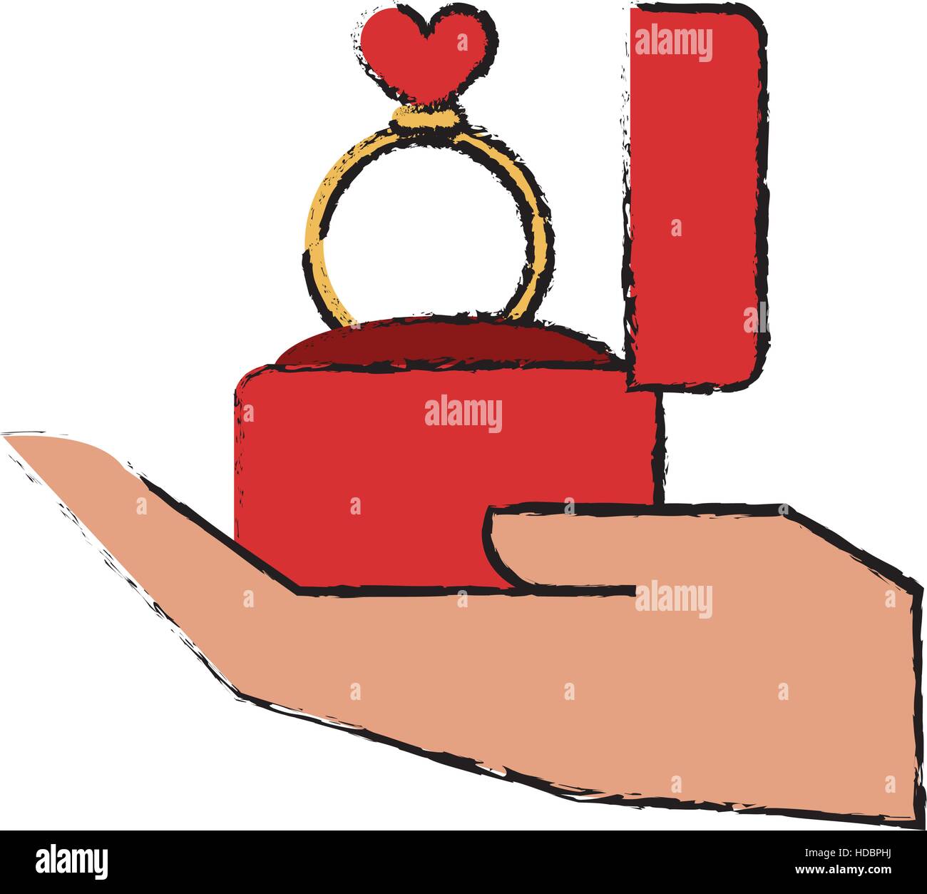 Ring hand hands Stock Vector Images - Alamy